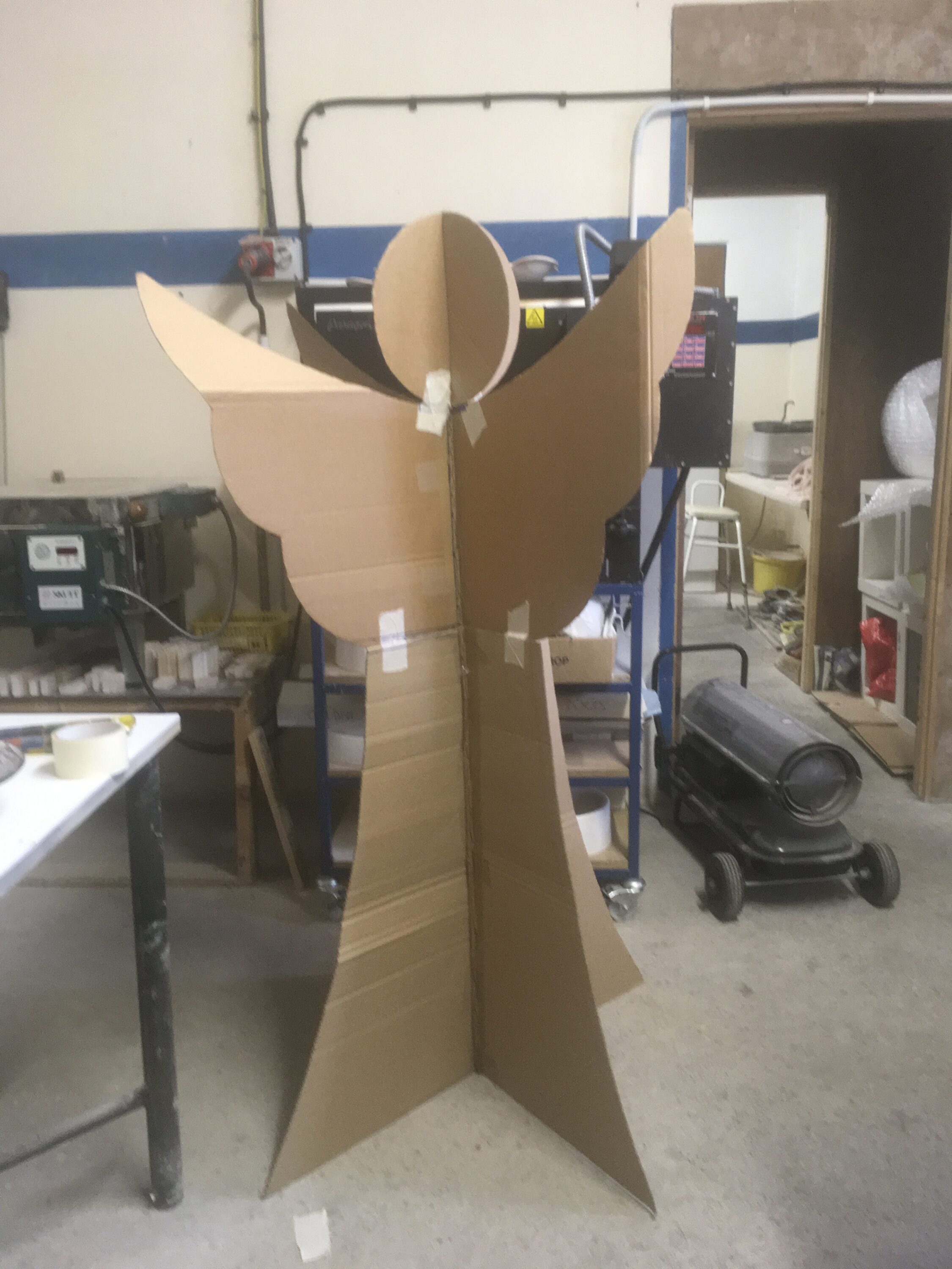 Throne Room Angel - Keith Sheppard Glass Artistry